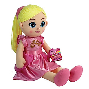 Love Diana Pink Princess Doll, Plush, 15 inch