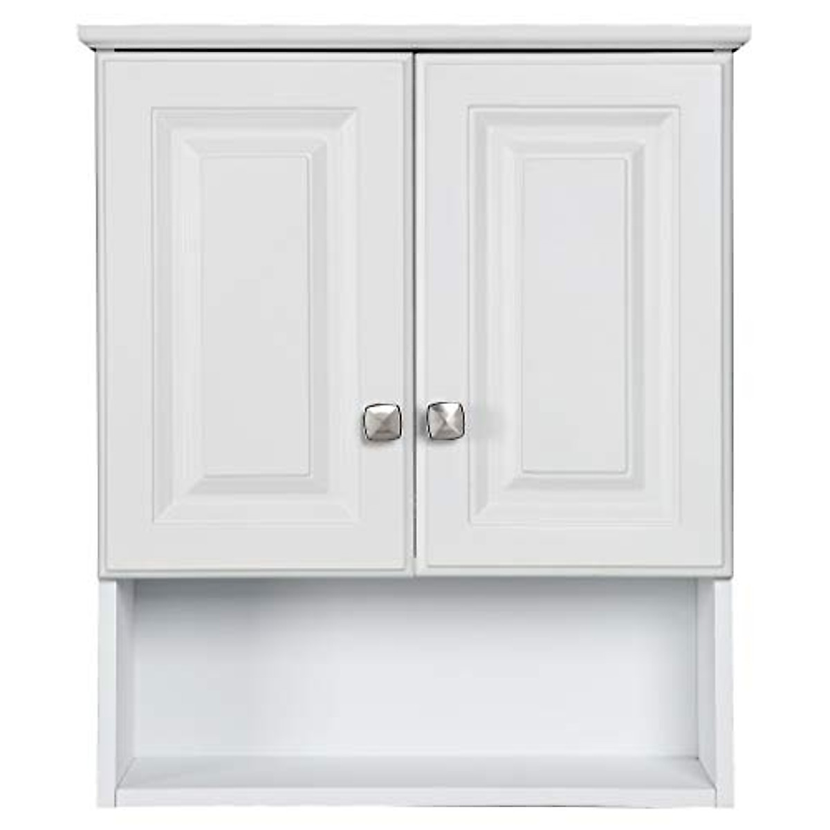 Design House Wyndham Bathroom Wall Cabinet 2-Door, 1-Shelf, 22 x 26, White