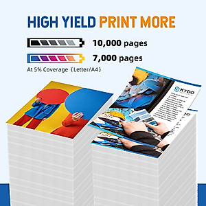 972X Ink Cartridge Compatible Replacement for HP 972X 972 972A Work with PageWide Pro 477dw 577dw 577z 552dw 452dn 452dw 477dn P55250dw Printers (Black & Cyan Magenta Yellow) 4 Pack Combo