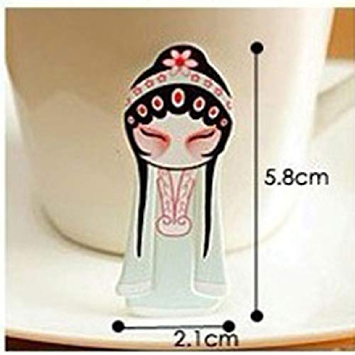 NHW 35Pcs Exquisite Chinese Classical Beijing Peking Opera Mini Facebook Bookmarks Creative Stationery Set Best Gift for Student (7)