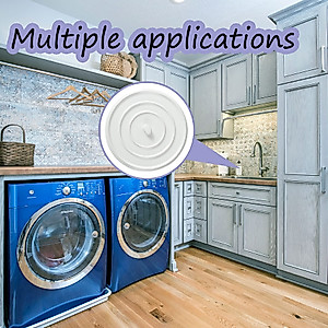 3 Pack Silicone Bathtub Drain Stopper Plug Sink Plug Universal Sink Stopper and Travel Plug for Kitchens, Bathrooms and Laundries (4.5-Inches)