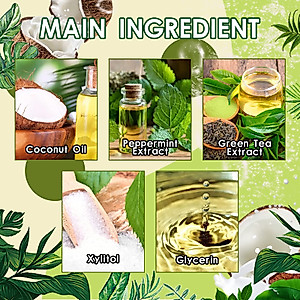 Teeth Whitening Strip, Professional Teeth Whitening Strips - Coconut Flavor, Fast Remove Smoking, Clean Yellow Teeth Stain, Reduced Sensitivity New Formula Oral Care Whitening Strips