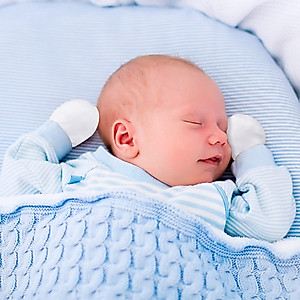 18 Pairs Newborn Baby Mittens Infant Toddler Gloves No Scratch Mittens Gloves for 0-6 Months Baby Boys Girls