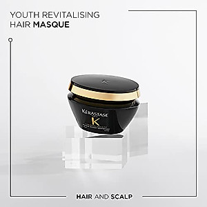 Kerastase Chronologiste Intense Régénérant Hair Mask | Revitalizes Hair & Scalp | Anti Frizz Deep Conditioner | With Hyaluronic Acid & Vitamin E | For Dry Scalp & Damaged Hair |6.8 Fl Oz