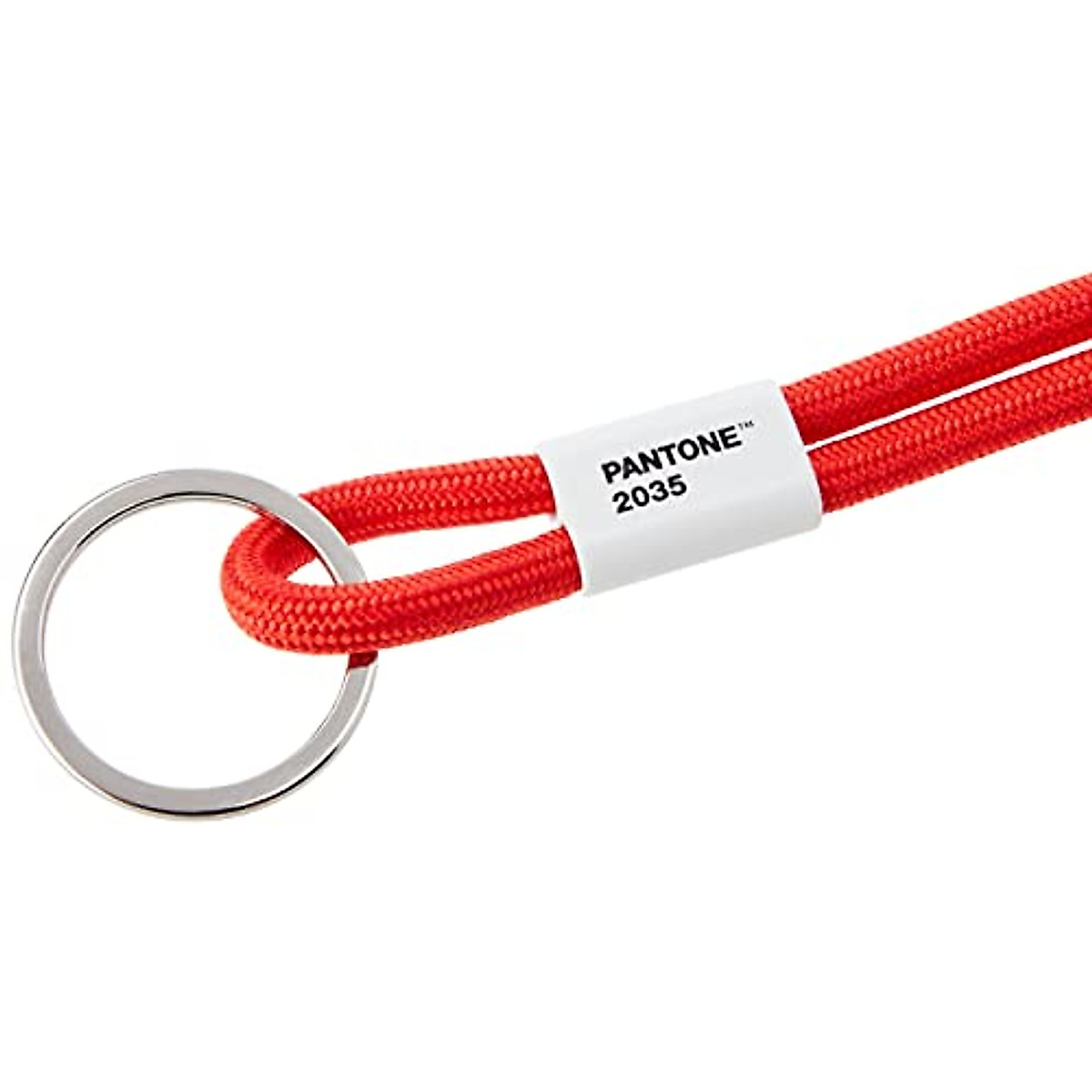 Copenhagen Design PANTONE Key Chain L, long key hanger, nylon, red, 2035 C