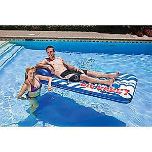 Poolmaster Big Daddy Swimming Pool Mattress Float, Blue
