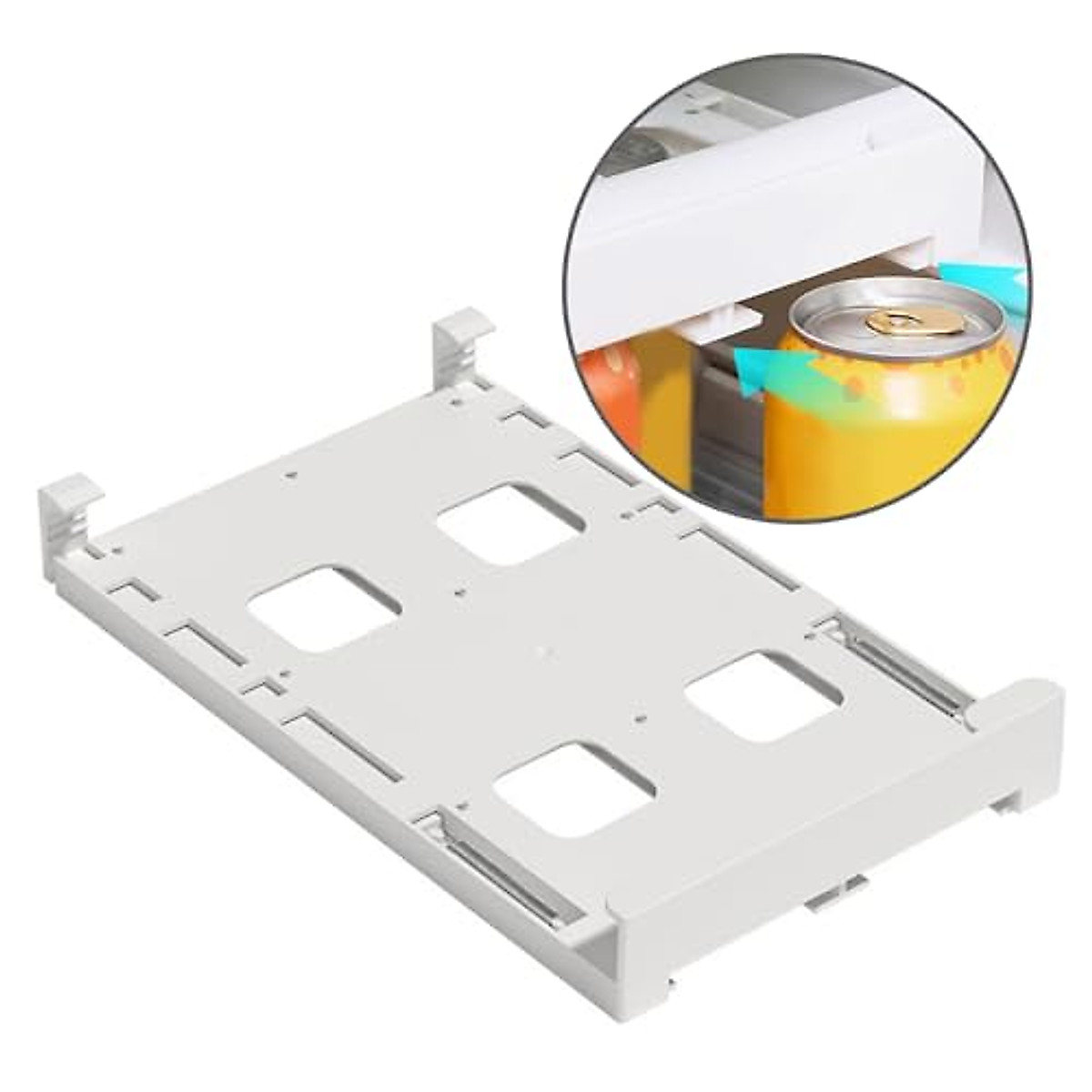 TwhqxjCN Kitchen Fridge Storage Rack Convenient for Canned Drinks Beer Can Container Refrigerator Beverages Holder