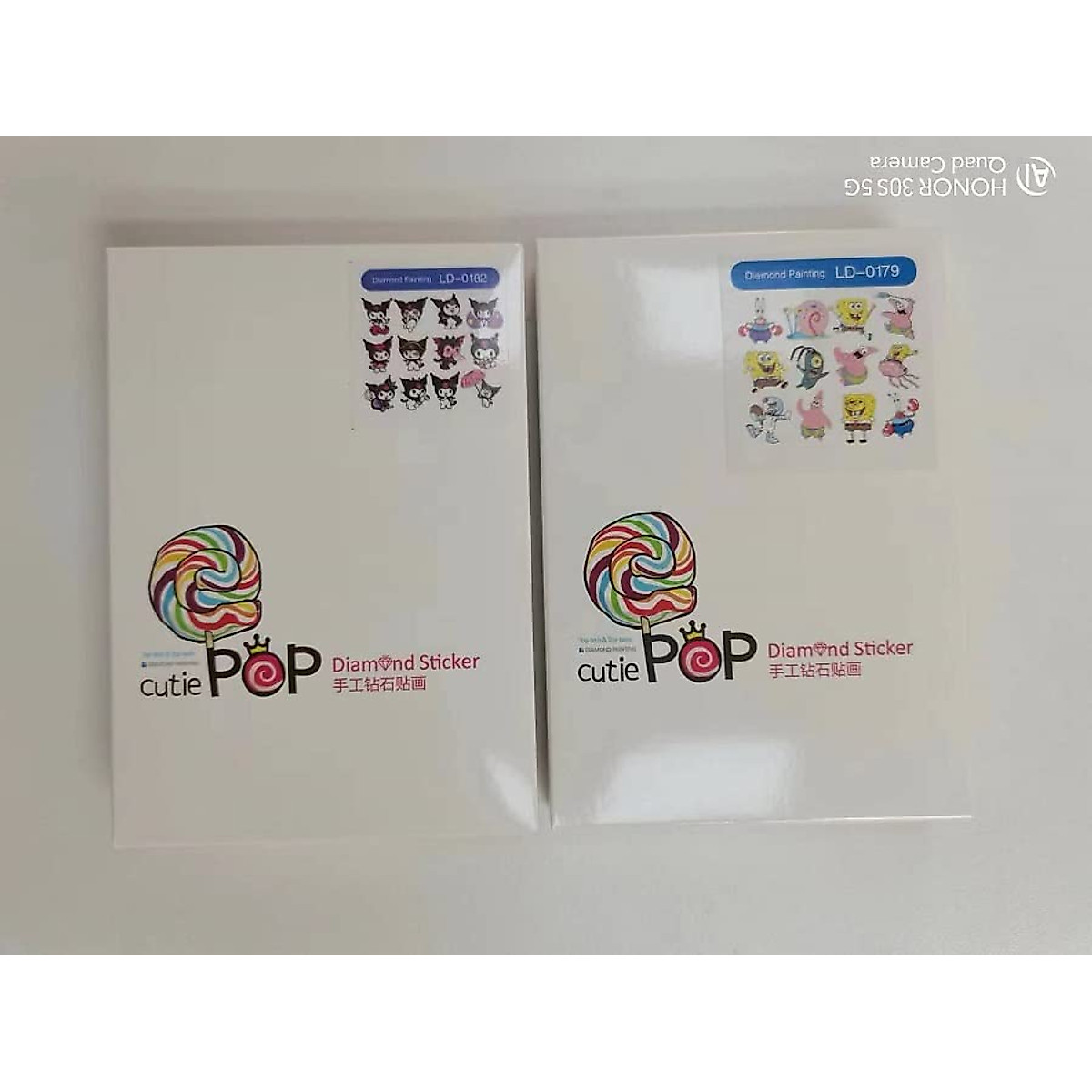 24pc 5D Diamond Painting Kits for Kids, DIY Animals Diamond Painting Stickers, Handmade Digital Diamond Arts Craft Mosaic Stickers, Suitable for Children Aged 4-12(B-Animation)