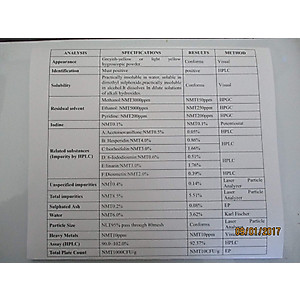 20 Grams DIOSMIN Powder 92.37%