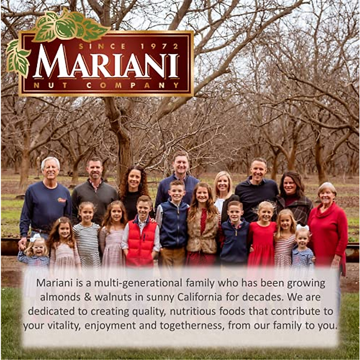 Mariani Nut - Sliced Premium California Almonds - Gluten Free, Kosher Certified - Stand Up 2lb Bag (Pack of 1)