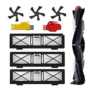 Roller 5-Armed Side Brush， Hepa Filter， .Compatible for Neato. D Series D70 D75 D80 D85 Connection D3 D5 D7 Vacuum Cleaner Parts (Color : Set 2)