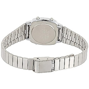 Casio Women's Digital Watch with Metal Bracelet LA-670WA-4