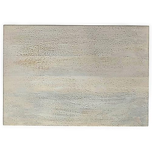 SIMPLIHOME Selma Contemporary 20 Inch Wide Metal and Wood Accent Side Table in White Wash, for The Living Room and Bedroom