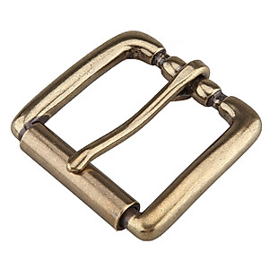 SENWA Vintage Brass Roller Square Buckle-1.6"(40mm) for 1.5"(38mm) Belt