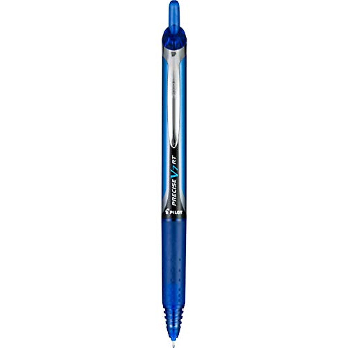 PILOT Precise V7 RT Refillable & Retractable Liquid Ink Rolling Ball Pens, Fine Point (0.7mm) Blue, 8-Pack (15343)
