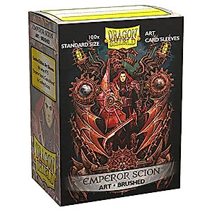 Dragon Shield Brushed Classic Art Coat of Arms Emperor Scion Standard Size 100 ct Card Sleeves Individual Pack