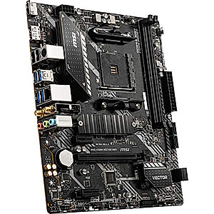 MSI MAG A520M Vector WiFi Gaming Motherboard (AMD AM4, DDR4, PCIe 3.0, SATA 6Gb/s, 1* M.2, USB 3.2 Gen 1, HDMI/DP, WiFi 5, Micro-ATX)