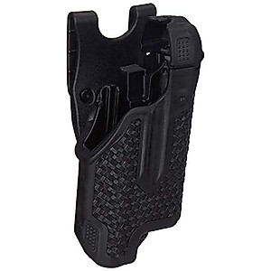 BLACKHAWK 44E000BW-R Glock 17/22/31 Basket Weave Epoch Level 3 Molded Light Bearing Duty Holster