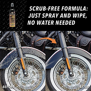 Liquid Performance Hogwash Matte Finish Cleaner and Protectant - 8.5 oz Motorcycle Bike Cleaner Spray - Also Works Great on Motorcycle Helmets - Removes Dirt and Grime