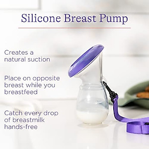 Lansinoh Breastfeeding Essentials for Nursing Moms: Nipple Cream, 48 Nursing Pads, 25 Breastmilk Storage Bags, 2 Hot & Cold Breast Therapy Packs, Silicone Breast Pump, 77 Pieces