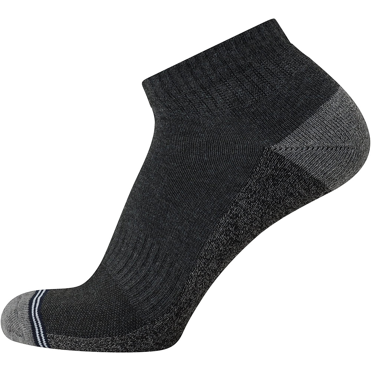 Nautica Men's Quarter Socks - 8 Pack Comfort Cushioned Athletic Ankle Socks for Men - Casual Men's Sports Socks, Size 6-12.5, Grey HeatherNavy