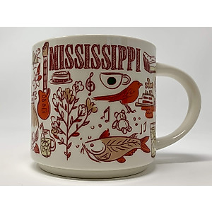Starbucks MISSISSIPPI BEEN THERE SERIES ACROSS THE GLOBE COLLECTION Ceramic Coffee Mug