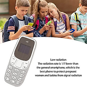 Dpofirs 2023 New 2G Mobile Phone for Seniors, Kids Cellphone Dual SIM Card Unlocked, Worlds Smallest Phone, 380mah Battery for 20 Hours Standby,GSM 2G 850 900 1800 1900MHZ (Grey)