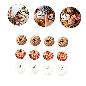 IMIKEYA 60 Pcs Thanksgiving Pumpkin Foam Pumpkins Fall Decorations Halloween Pumpkins Simulated Pumpkin Decor Scene Layout Pumpkin Decor Artificial Pumpkin Ornament Statue Rope