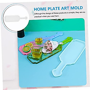 Didiseaon Paddle Mold Resin Molds Silicone Molds for Resin Decorative Trays Epoxy Tray Molds Beer Flight Paddle Silicone Plate Paddle Shaped Tray Mold Silicone Paddle Shaped Tray Mold Epoxy