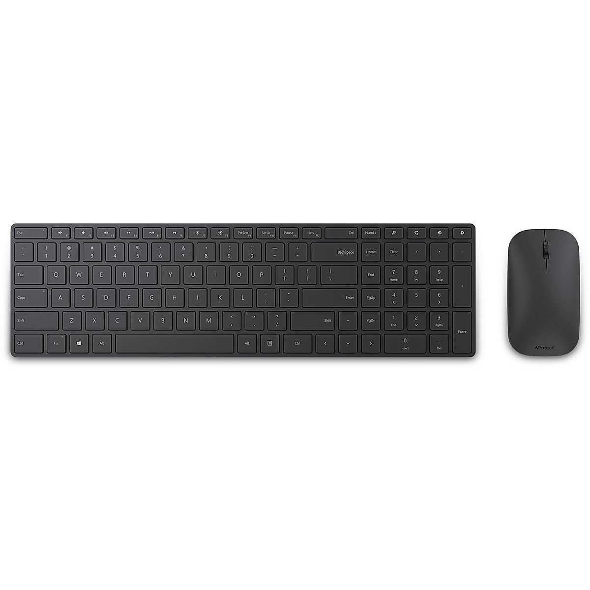 Microsoft Designer Bluetooth Desktop Keyboard and Mouse - Black. Utra-Thin, Wireless, Bluetooth Keyboard and Mouse Combo. Works with Bluetooth Enabled PCs/Mac