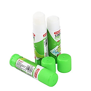 Glue Sticks for 3D Printer Bed, FYSETC PVP Solid Glue Stick Glass Bed Adhesive for Ender 3 V2 Pro - Kobrra Max - SR- Ender 5 S1 Plus -Prusa MK3S+ Heated Plate 3D Printing Filament PLA ABS PETG -3 Pcs