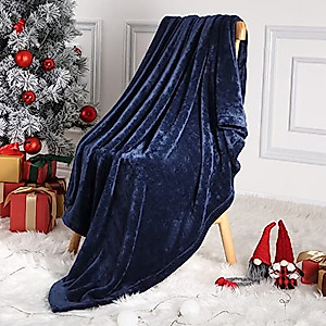 Throw Blanket Flannel Fleece Soft Luxury Warm Bed Blanket Reversible Sherpa Blanket Fuzzy Plush Luxury Snuggle Blanket, Machine Washable Blankets Fall Winter Blanket for Couch Bed Sofa Chair