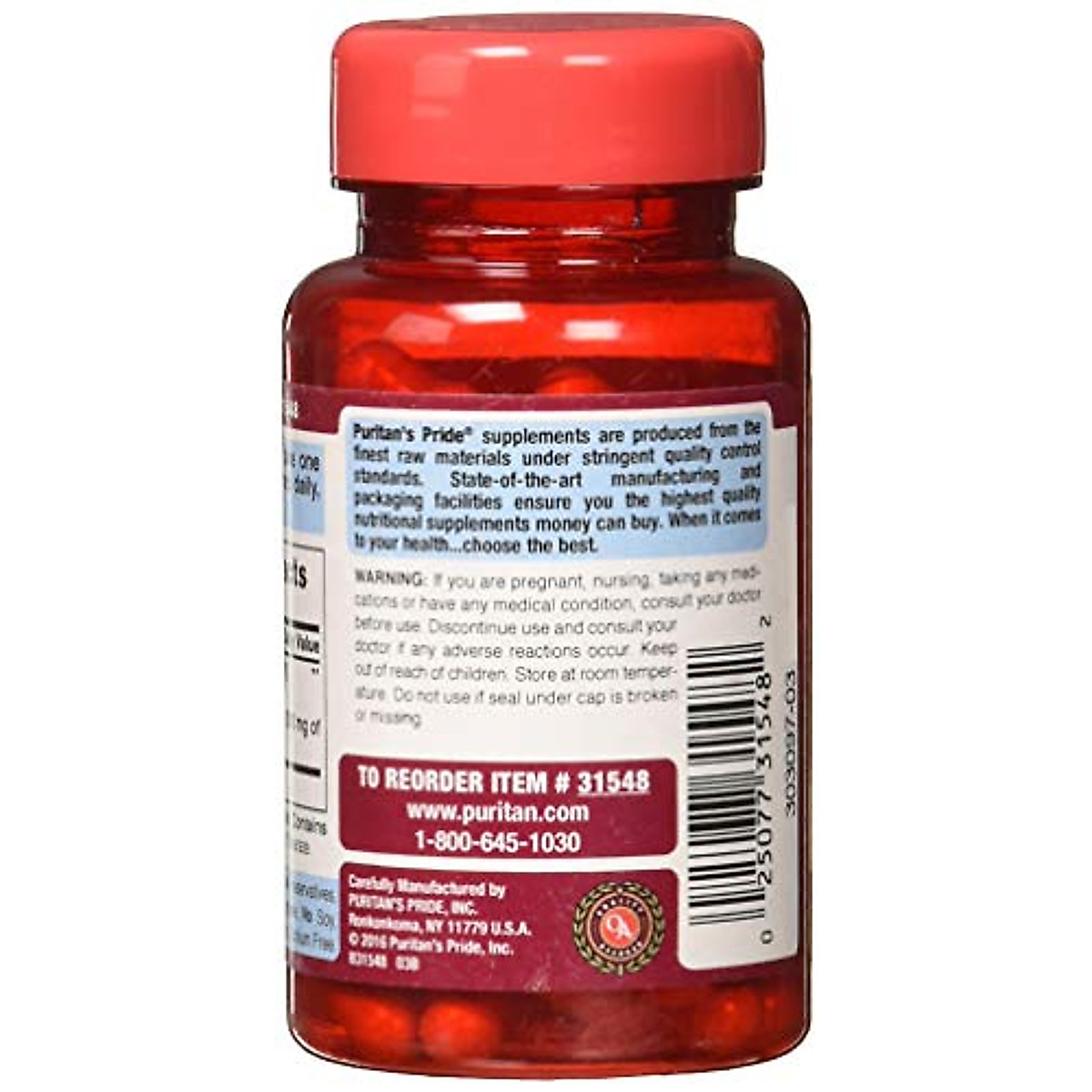 Puritans Pride Tart Cherry Extract 1000 Mg