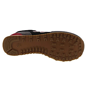 New Balance Men's 515 V3 Sneaker, Black/Team Red, 9