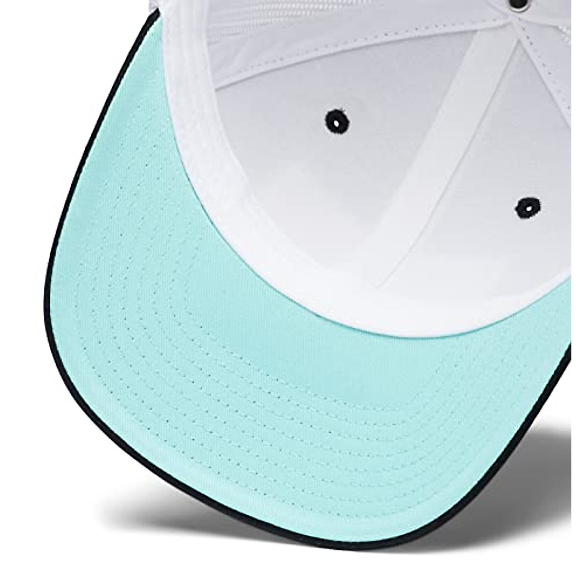 Columbia Unisex PFG Fish Flag Snapback Ball Cap, Black, White, One Size