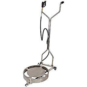 Steel Dragon Tools® 20" Stainless Steel Undercarriage Cleaner with Trigger-Lock Gun for Hot Cold Water Pressure Washer Under Car Chassis Cleaner