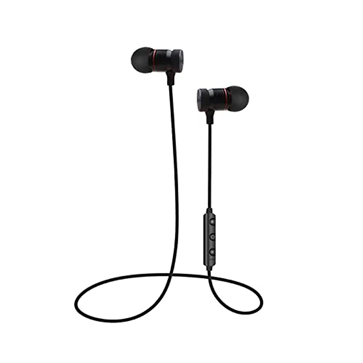 TOLUON XT11 Wireless Headphones Bluetooth Compatible 4.2 Smart Noise Canceling Subwoofer Magnetic Low Power Sports Wireless Headphones Black One Size