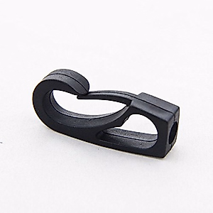 UP100® 10PCS Bungee/Shock Cord Hook 1/4inch for Kayak Canoe Boat Cargo Hook