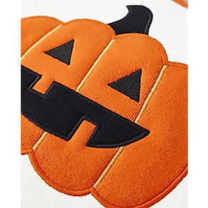 Gymboree,unisex-child,Gymmie Long Sleeve and Pant Cotton 2-Piece Pajama Sets, Big Kid, Toddler,Halloween Pumpkin,3T