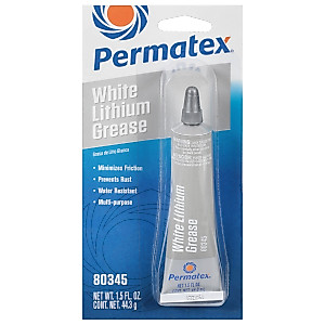 Permatex 80345 White Lithium Grease, 1.5 oz.