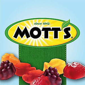 Mott's Fruit Flavored Snacks, Assorted Fruit, Pouches, 0.8 oz, 40 ct