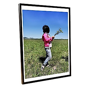 12x16 Poster Frame, Metal Aluminium Picture Frame, Display Pictures 12x16 Large Gallery Sign Photo Frame,Black,1Pack