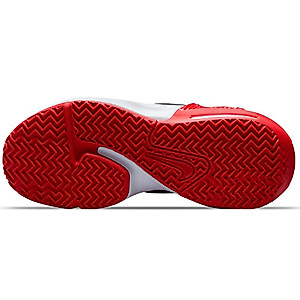 NIKE Lebron Witness 7 Big Kids' Basketball Shoes Grade School DQ8650-0, Size 4 Black/White-University Red