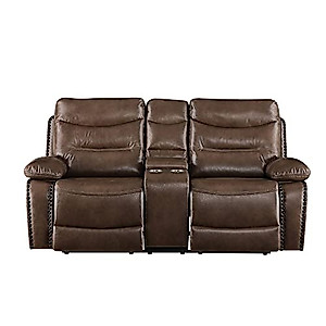 Acme Furniture Aashi Love Seats, Brown