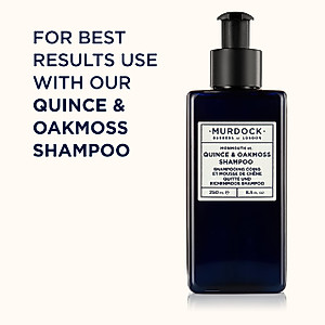 Murdock London Quince & Oakmoss Conditioner | Strengthens & Repairs Hair from Within | All Hair Types | Made in England | 8.5 oz