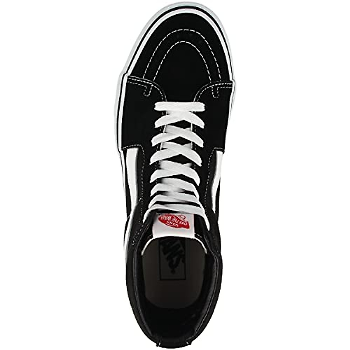 Vans Unisex High-Top Trainers, Black White, 8 US men