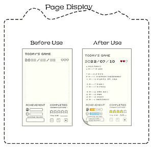 Undated Daily Planner 365 Days Notebook Game Design Pocket Organizer Appointment Book Journal Notebook A6 mini Cute Diary (Pink)