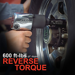 Ingersoll Rand 231C 1/2” Drive Air Impact Wrench & 301B Air Die Grinder – 1/4", Right Angle, 21,000 RPM, Ball Bearing Construction, Safety Lock, Aluminum Housing, Lightweight Power Tool, Black