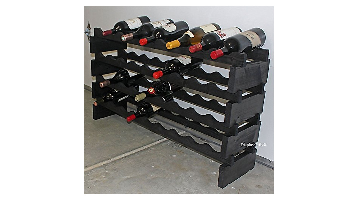 DisplayGifts Magnum Wine Rack - Stackable & Modular Storage Stand