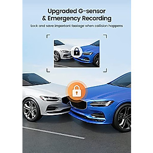 Veement 4K Dash Cam Front and Rear, Front 4K/2.5K Rear 1080P Dual Dash Camera for Cars, Dashcams with Built-in WiFi GPS, 3 inch IPS Display, WDR, Night Vision, 170°FOV, G-Sensor, Support 256GB Card